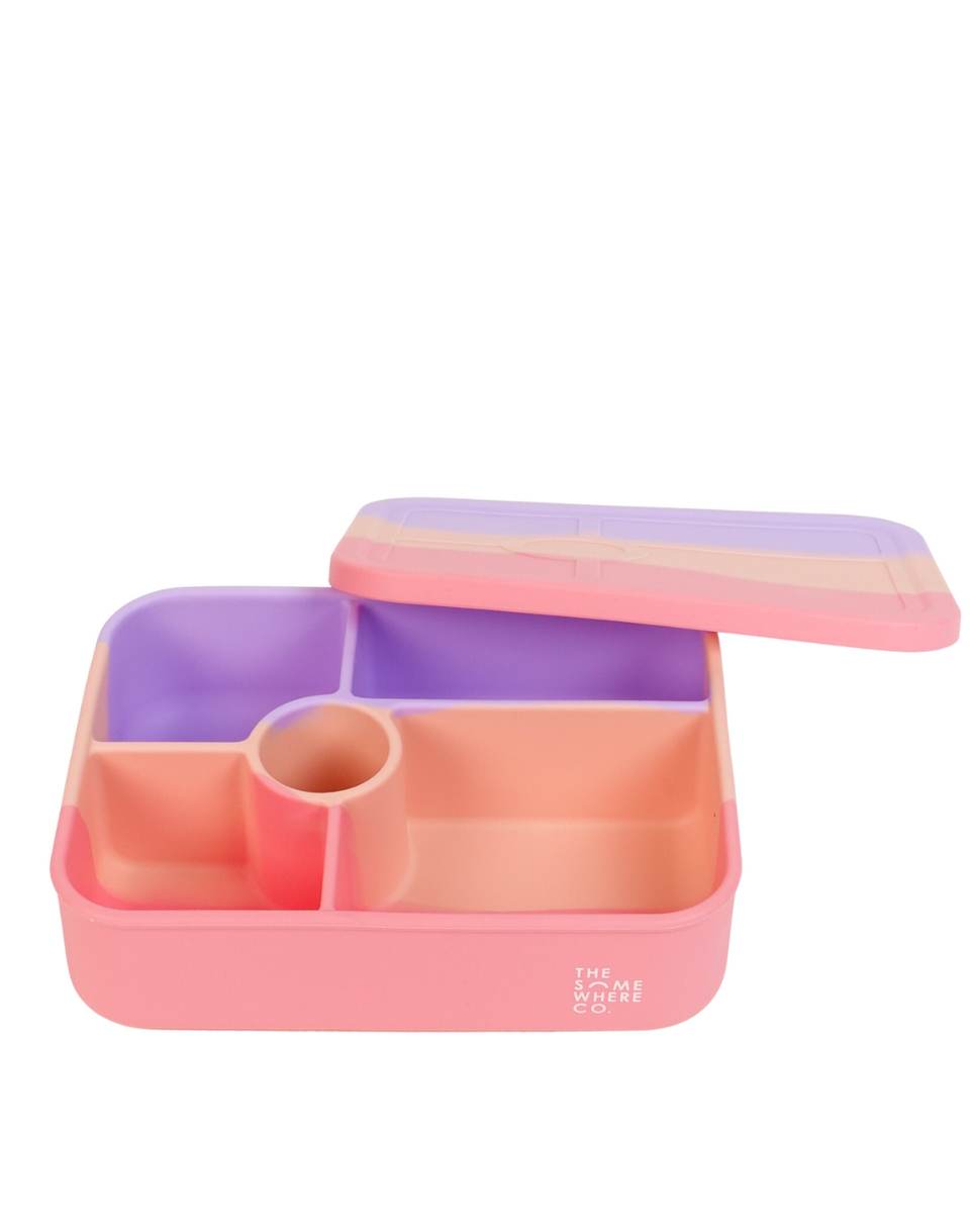 Cotton Candy Large Silicone Bento Lunch Box – The Somewhere Co. AUS