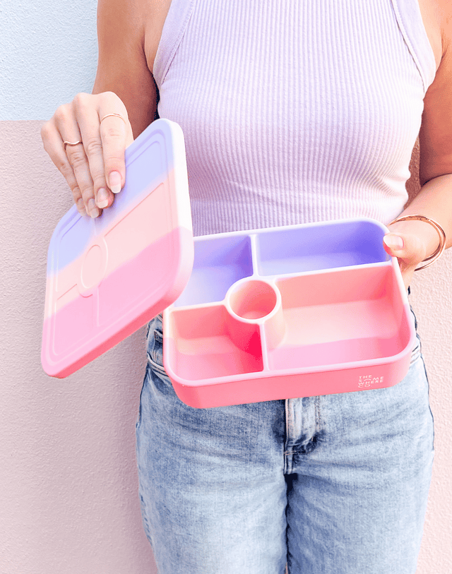 Cotton Candy Large Silicone Bento Lunch Box – The Somewhere Co. AUS